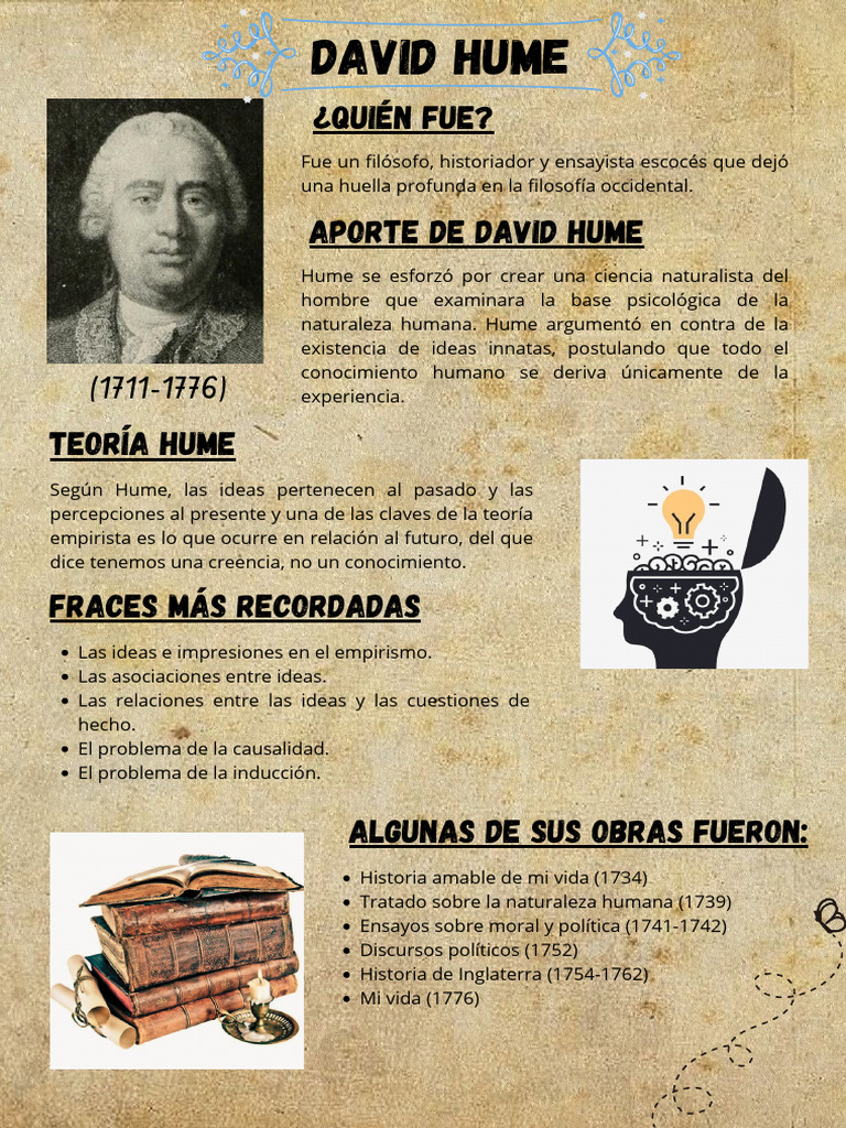 David Hume: Filósofo del Empirismo | PDF | Filosofía | Historia
