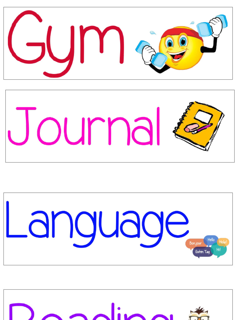 Visual Schedule | PDF