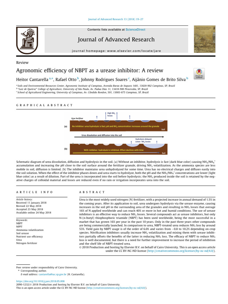 Ler - Revisão NBPT | PDF | Fertilizer | Urea