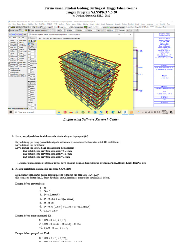 Perencanaan Pondasi Tahan Gempa | PDF