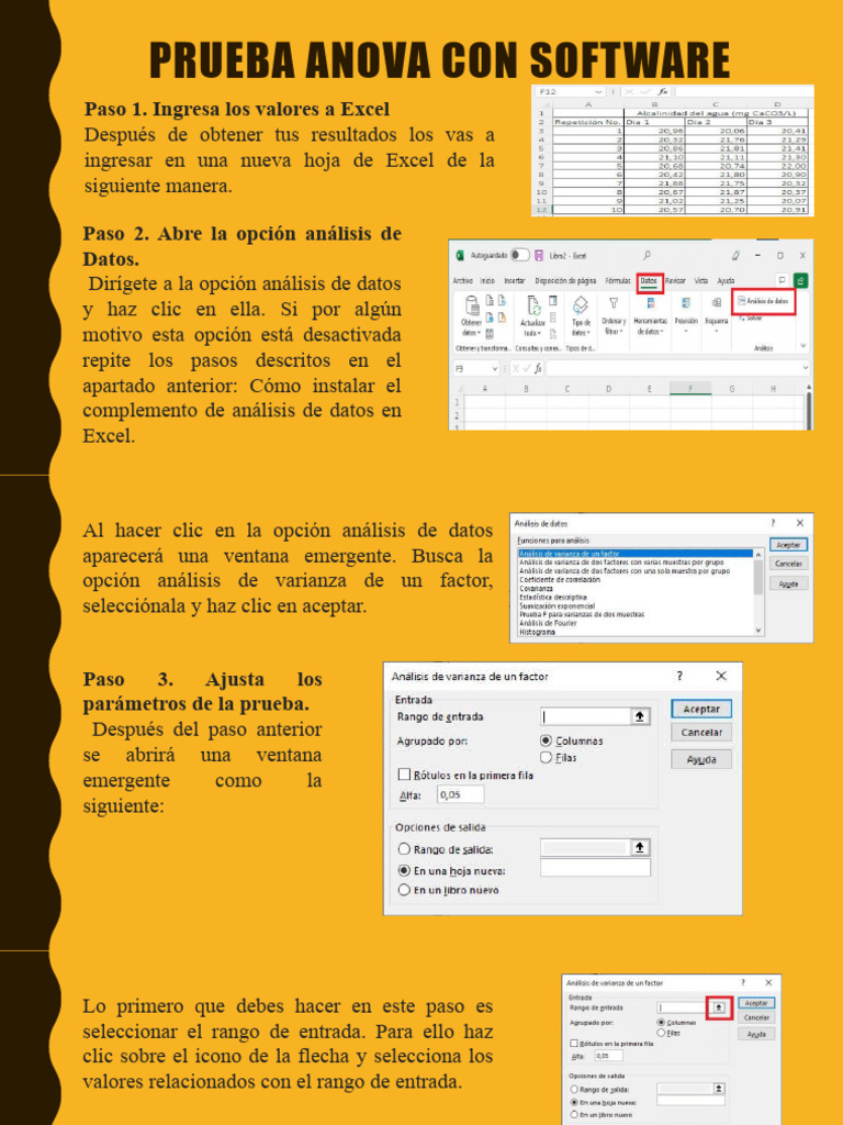 Prueba anova con software | PDF