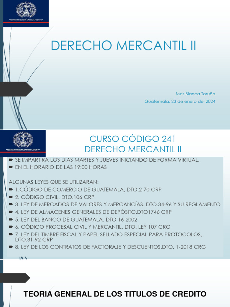 Mercantil Ii | PDF | Instrumento negociable