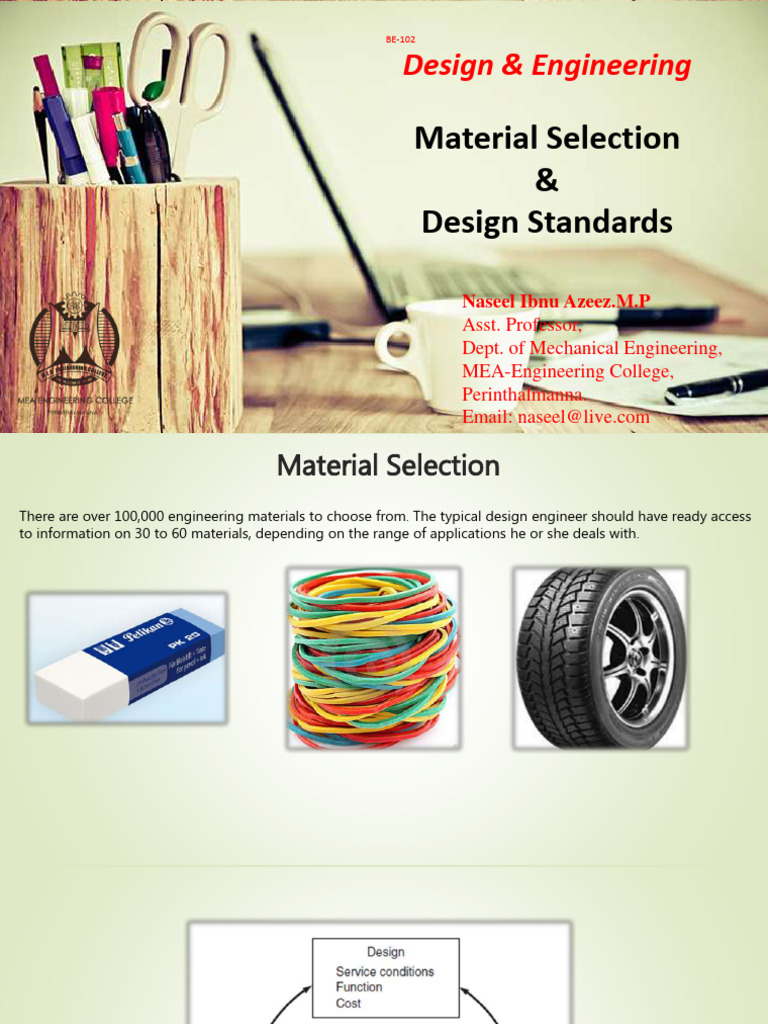 Unit 2 Material Selection and Design Standard PPT 2 | PDF ...
