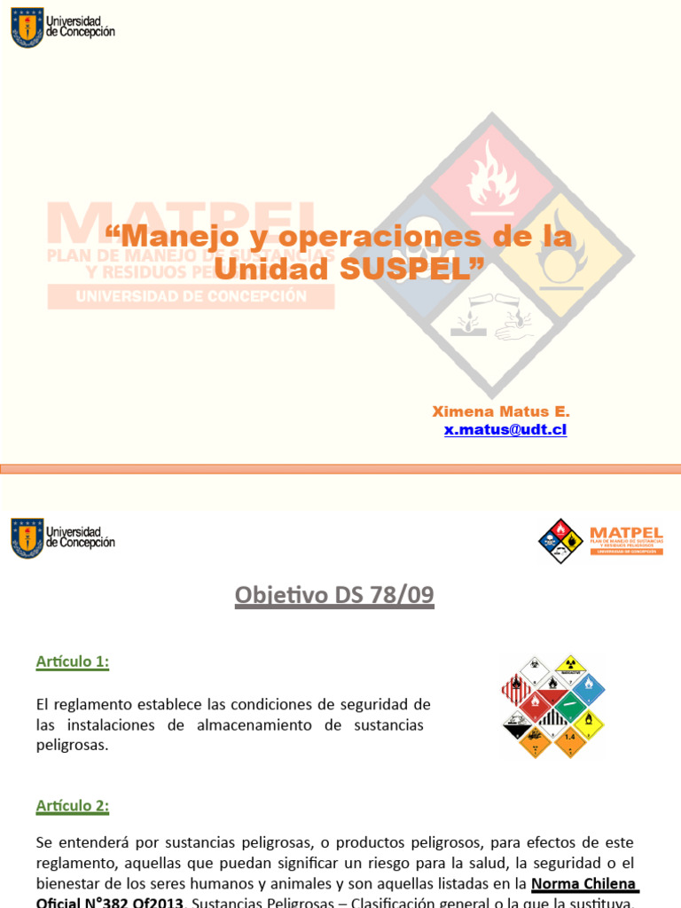 XM Manejo de Sustancias Peligrosas | PDF