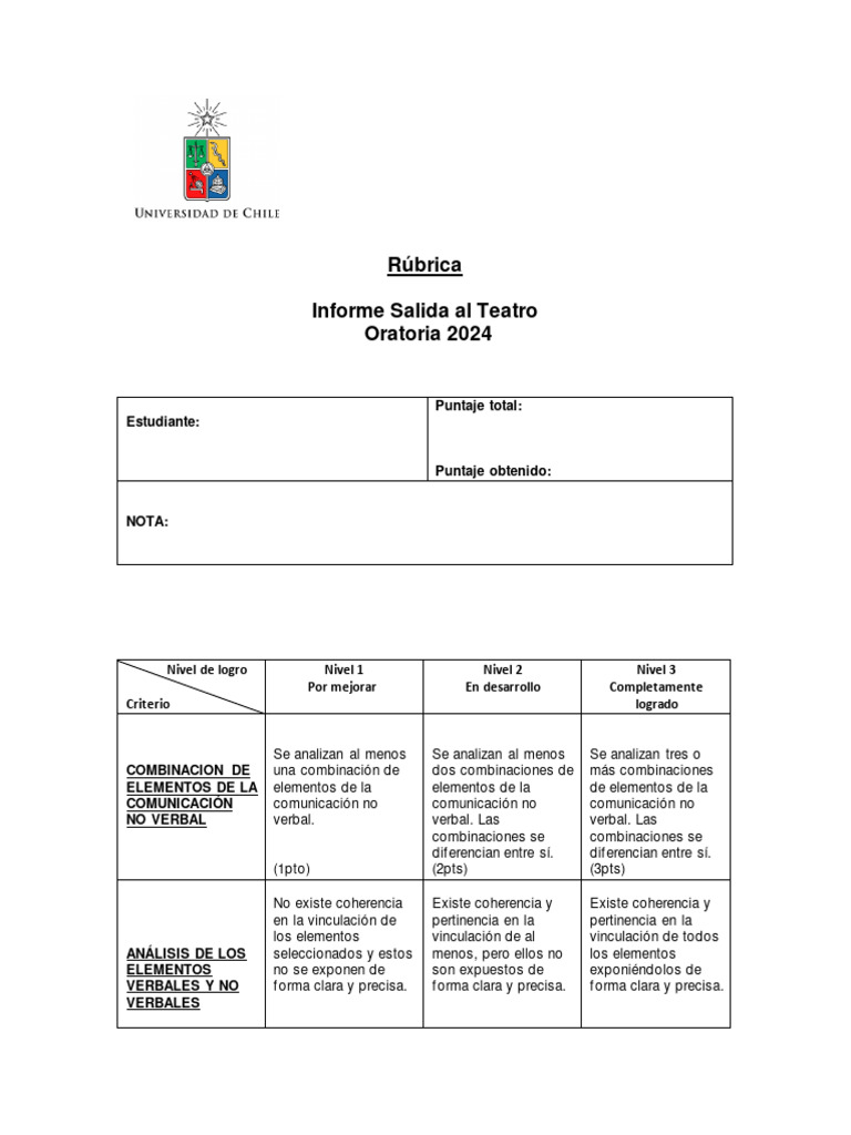 R Brica Salida Al Teatro | PDF | Comunicación | Comunicación no verbal