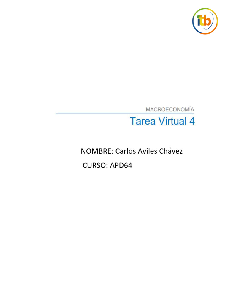 Tarea Macro - Apd64 | PDF | Negocios | Finanzas y dinero