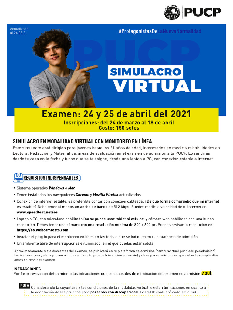 Simulacro Virtual Abril 2021 | PDF