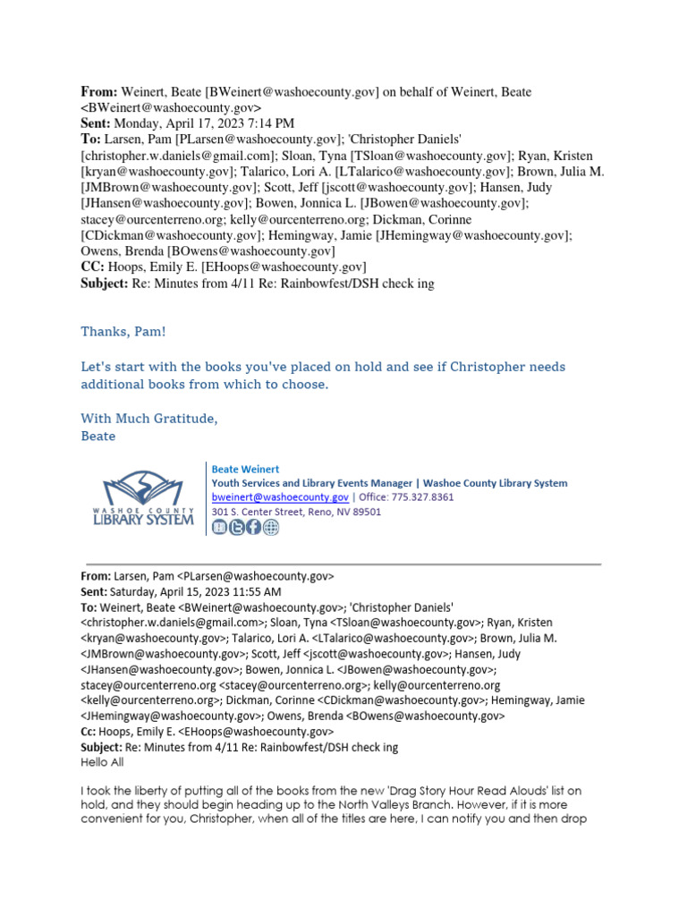 April 2023 Emails Part 1 | PDF | Pfizer