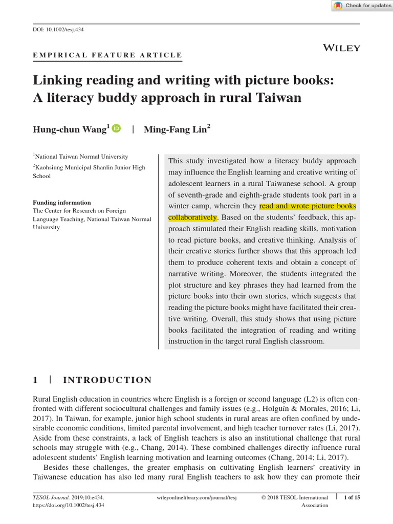 PB Reading and Writing EFL 1 | PDF