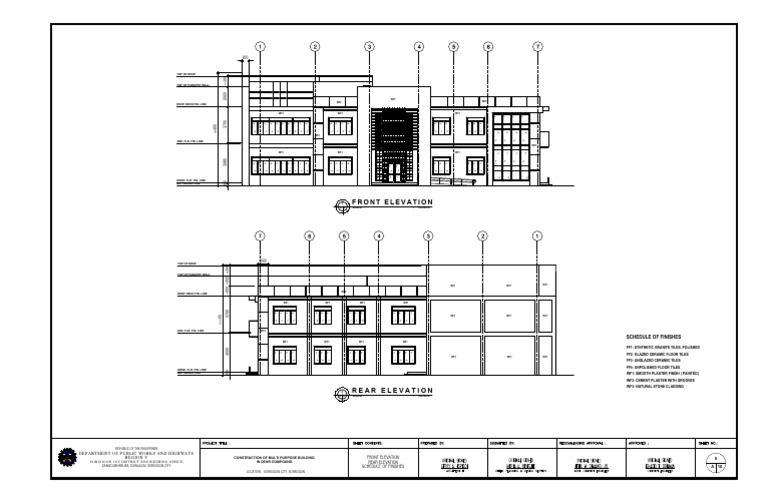 Front Elevation: Schedule of Finishes | PDF | Tile | Culture Of Queensland