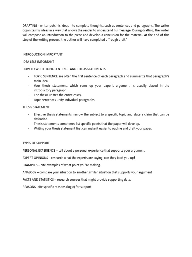 DRAFTING | PDF | Essays | Proofreading