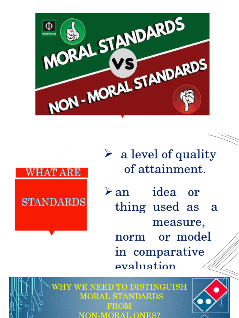 Distinguishing Moral vs. Non-Moral Standards | PDF | Morality | Psychology