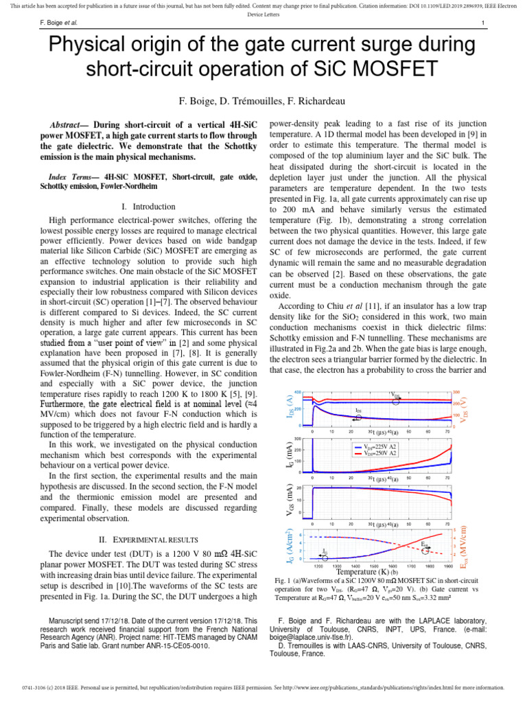 Boige Et Al. - 2019 - Physical Origin of The Gate Current Surge During ...