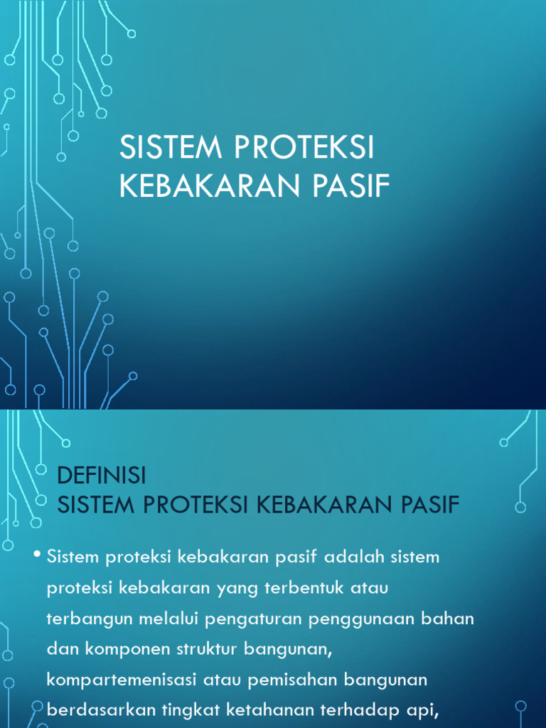 4 Sistem Proteksi Kebakaran Pasif | PDF | Teknologi & Rekayasa
