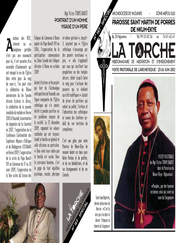 N°183 (Spécial Visite Pastorale) | PDF