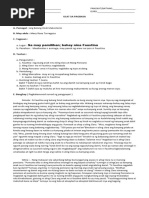 Sandaang Damit Ni Fanny Garcia | PDF