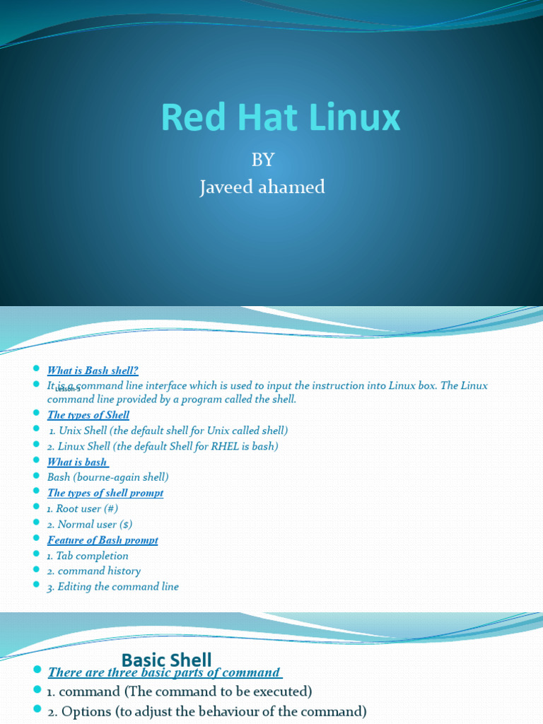 Redhat Full Tutorial | PDF