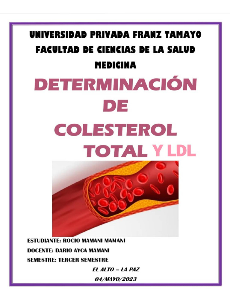 Colesterol LDL | PDF