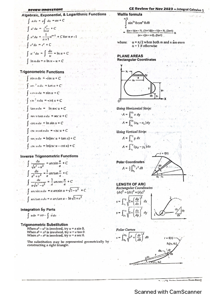 Integ Calc Set 1 | PDF