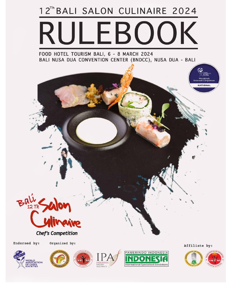 24 01 15 Final Revision Rule Book | PDF | Bali | Tableware