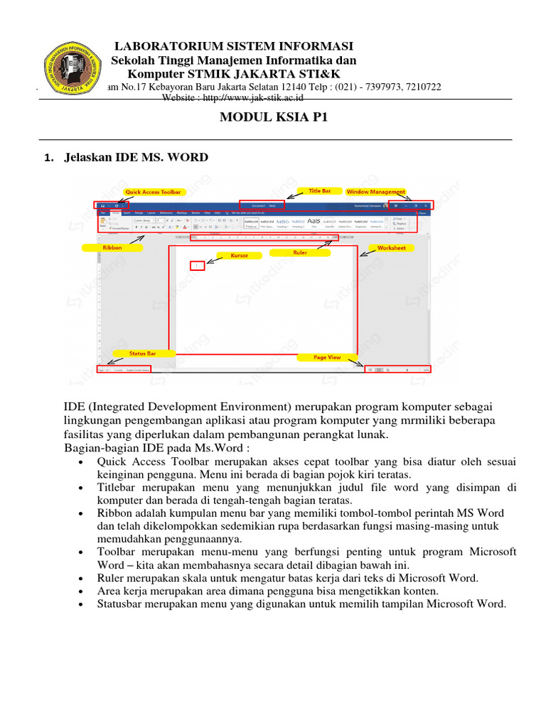 Modul KSIA P1 | PDF