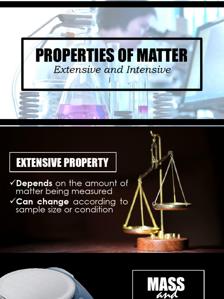 Extensive Intensive Properties | PDF