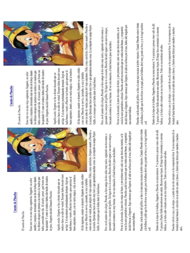 Pinocho Pdf