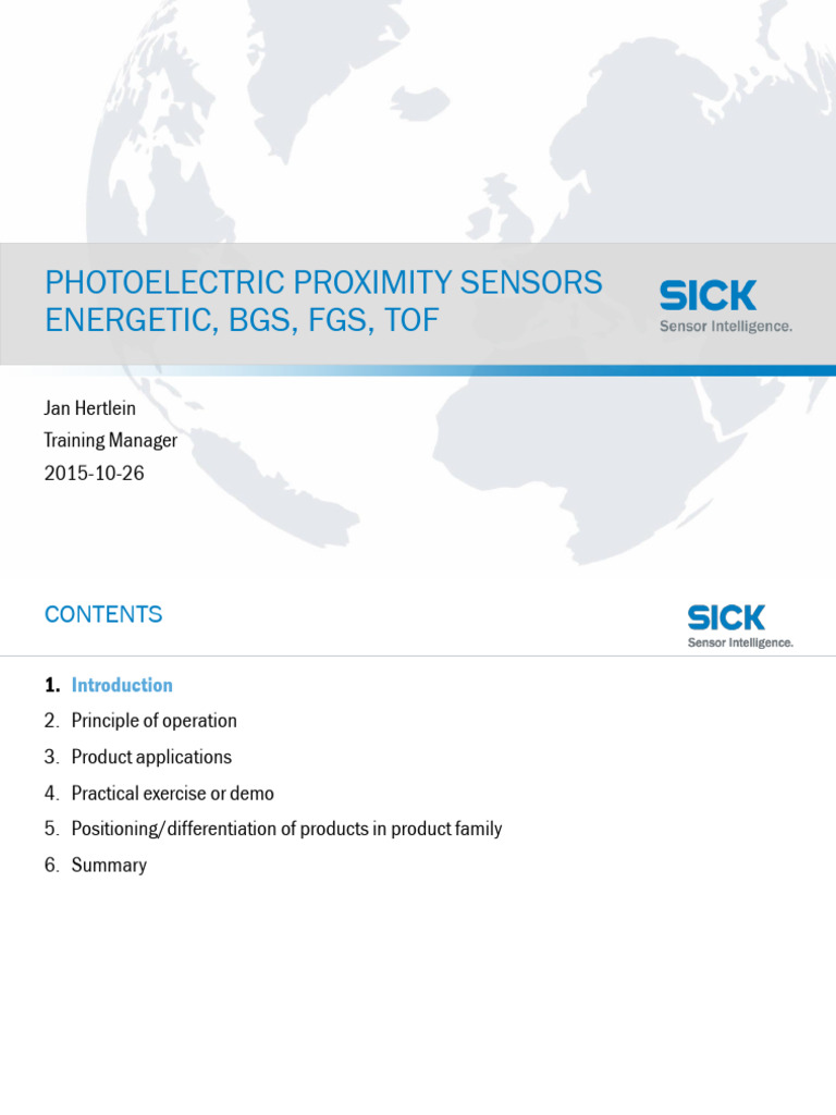 Photoelectric - Proximity - Sensors II | PDF | Optics | Electromagnetic ...