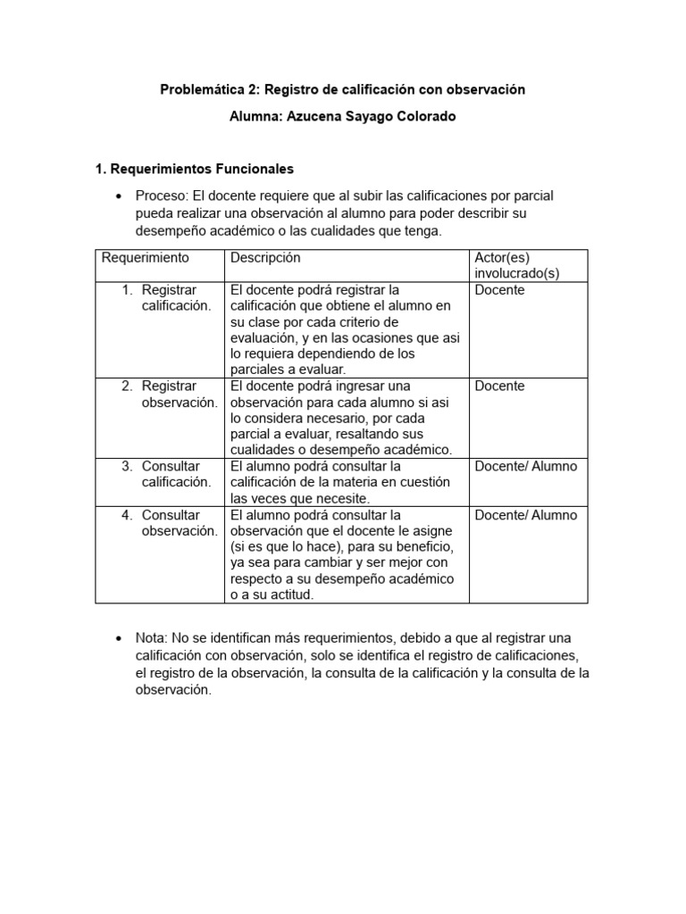 Problemática 2 - AzucenaSC | PDF