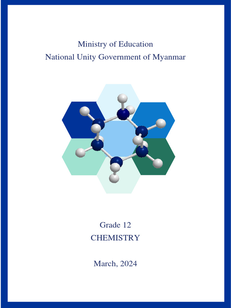 Grade 12 Chemistry Textbook Myanmar | PDF | Chemical Bond | Ionic Bonding