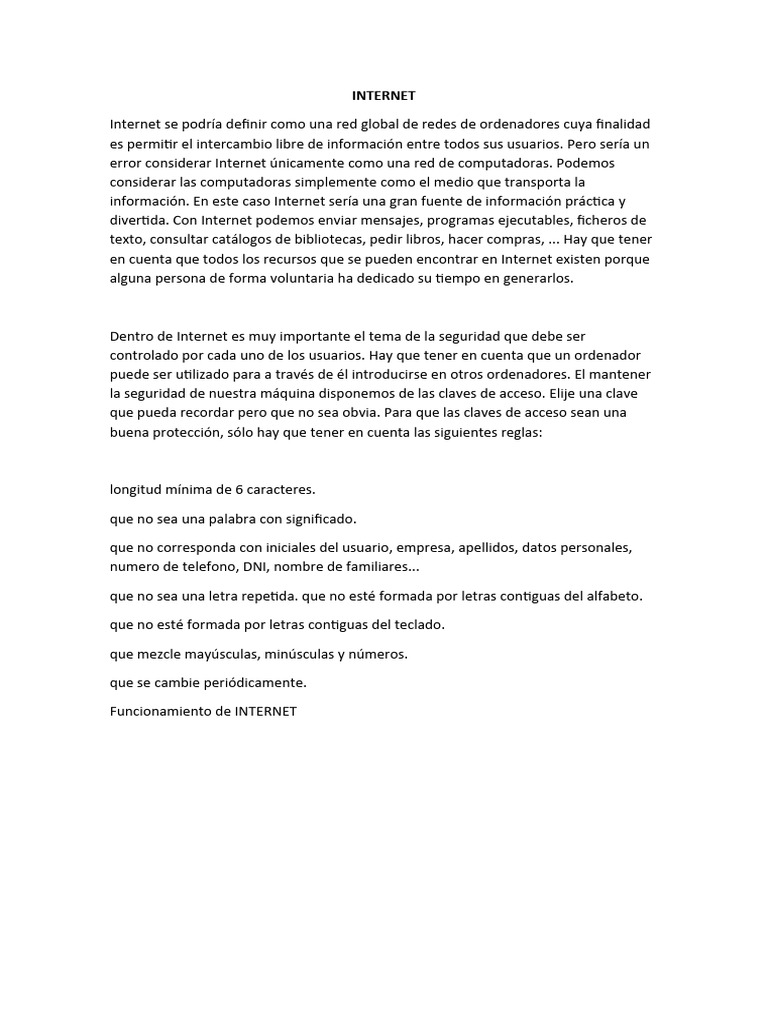 Internet Resumen 1 | PDF