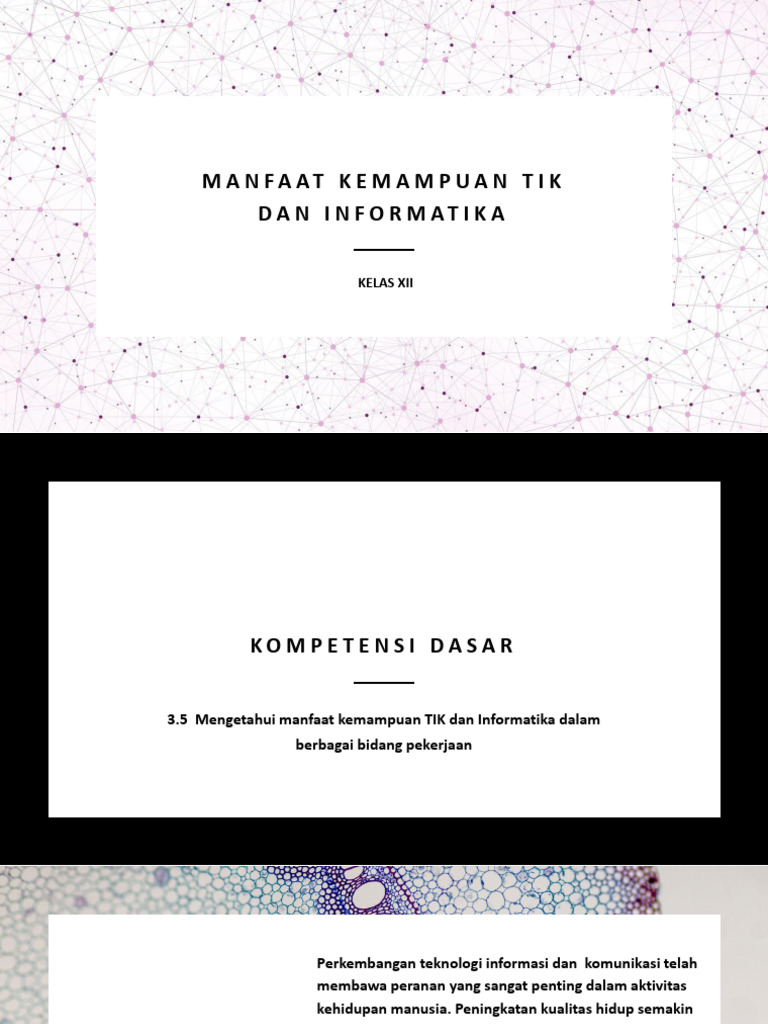 Manfaat Kemampuan Tik Dan Informatika | PDF | Komputer