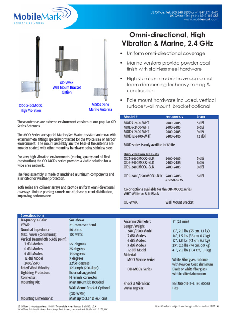 (Req-2) (Req-2) Mobile Mark | PDF | Antenna (Radio) | Decibel