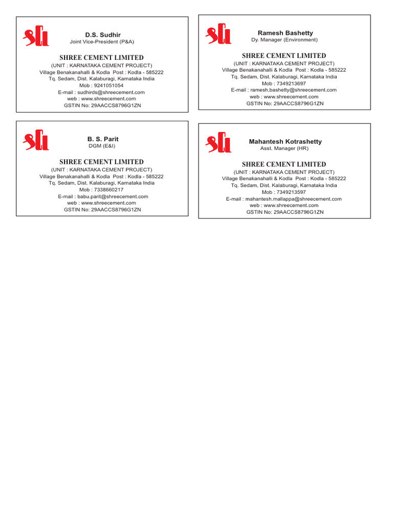 Draft visiting card | PDF