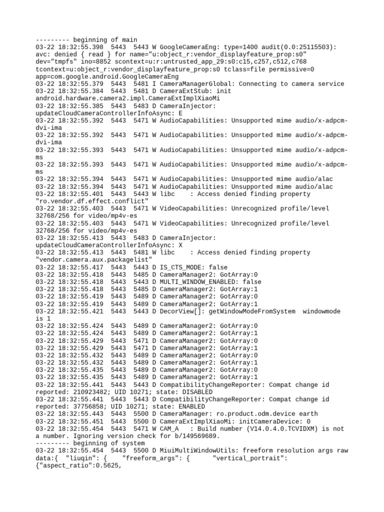Log Cat 1711107175288 | PDF | Data Compression | Computing