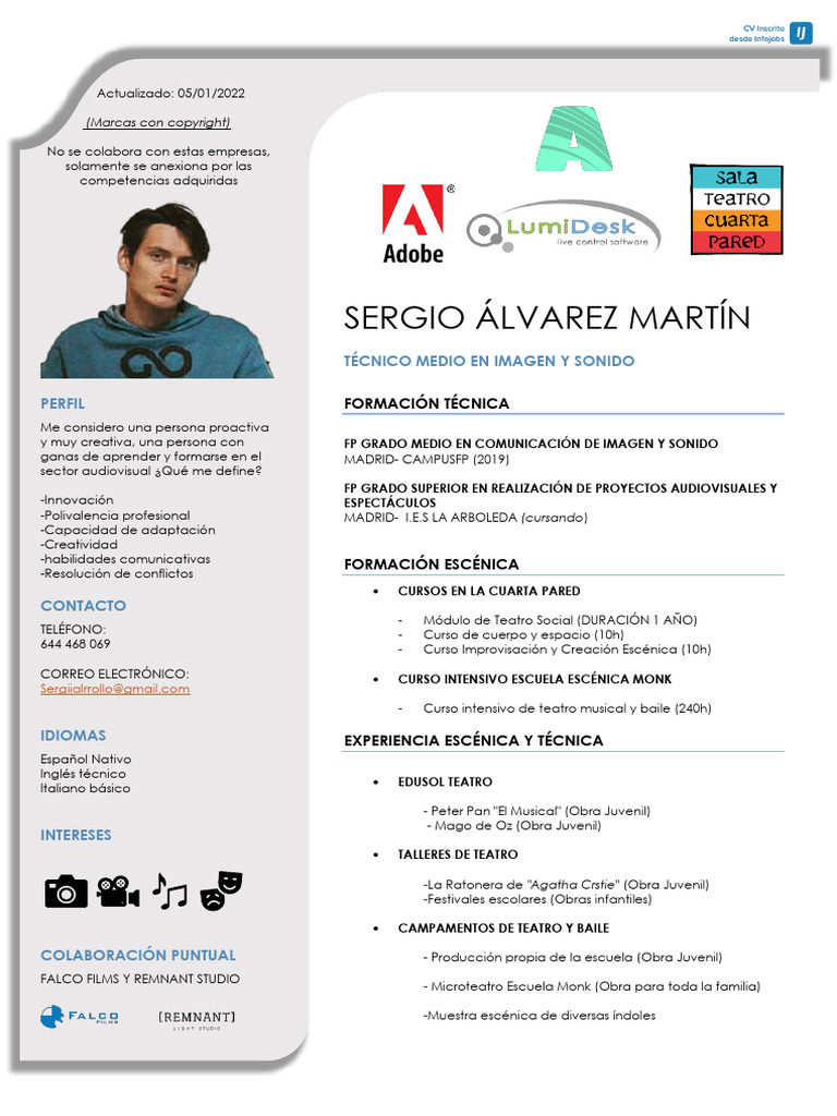 Sergio Álvarez Martín CV | PDF