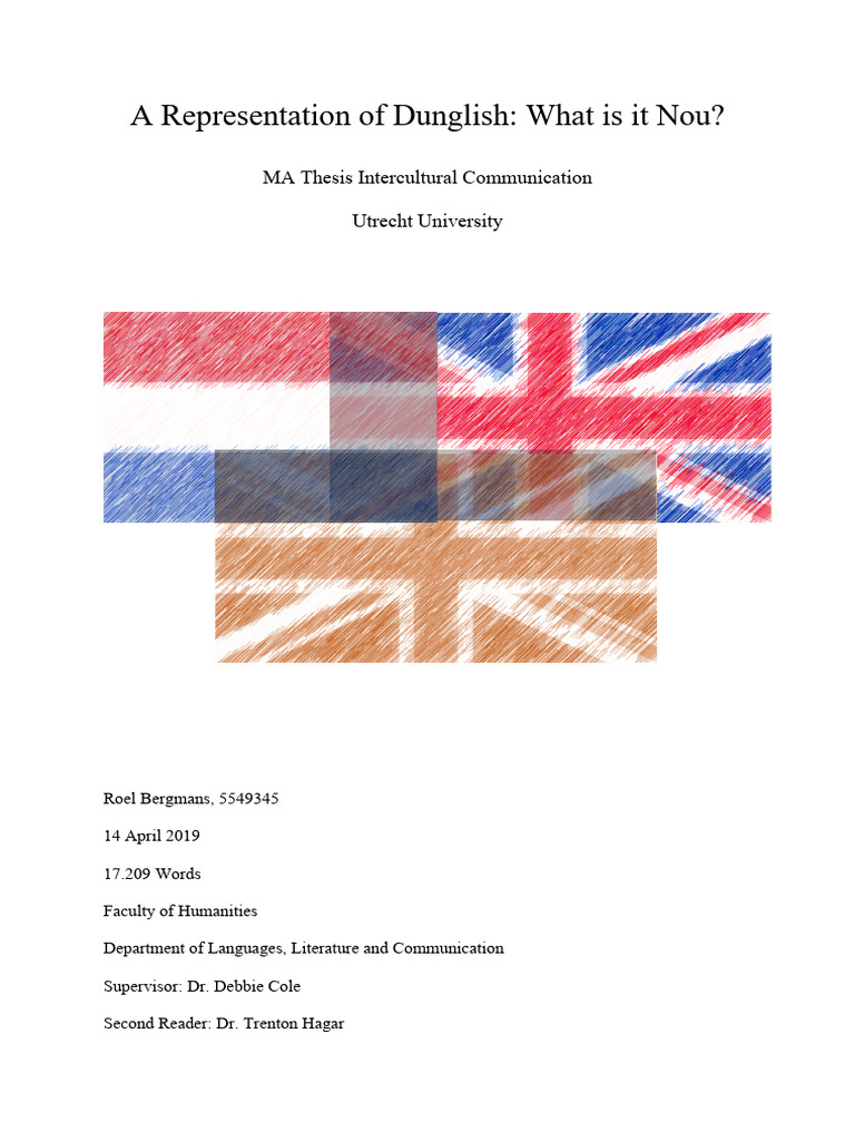 A Representation of Dunglish Igitur - Roel Bergmans 5549345 | PDF ...