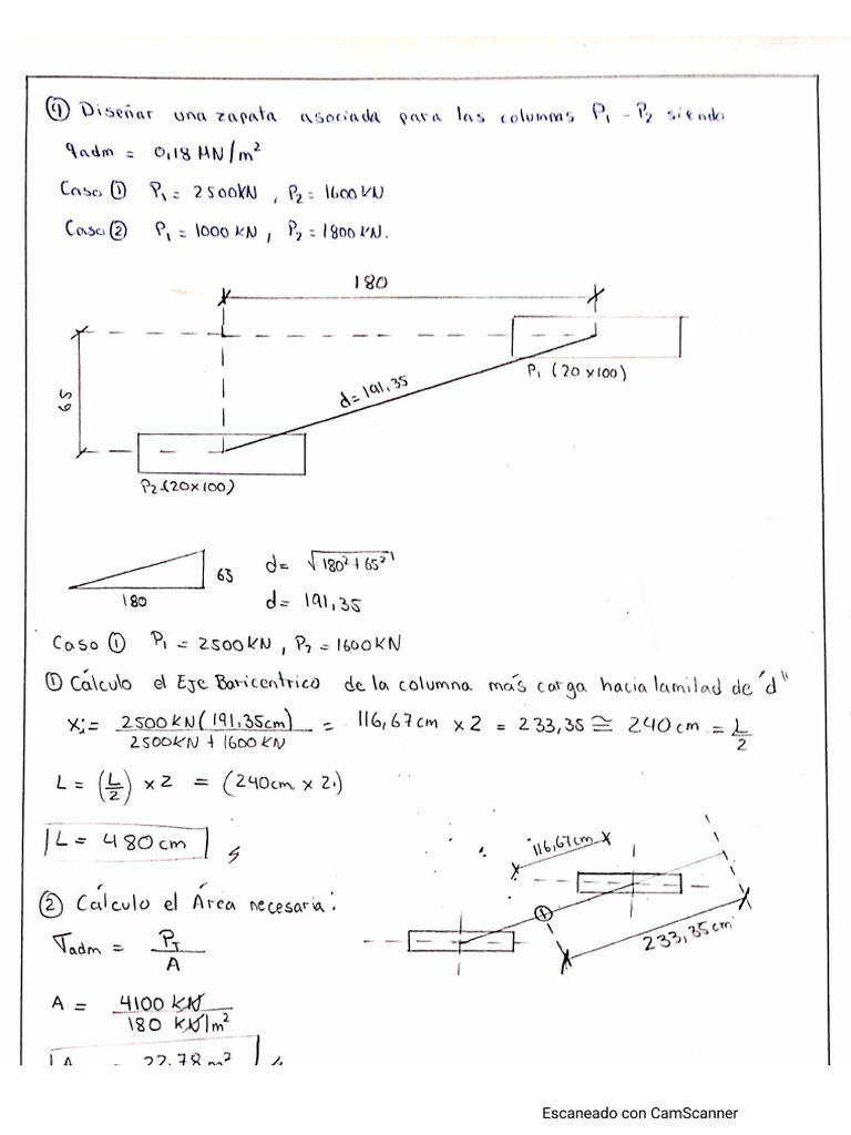 Ejercicios de Fundaciones | PDF