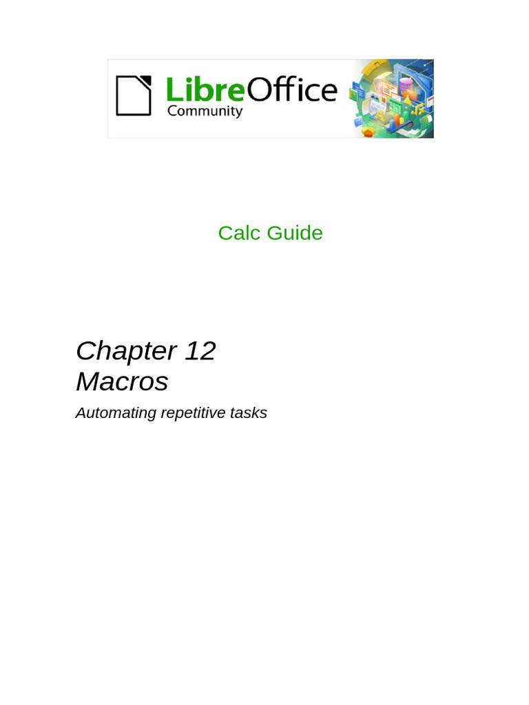 CG7112 CalcMacros | PDF | Visual Basic For Applications | Microsoft Excel