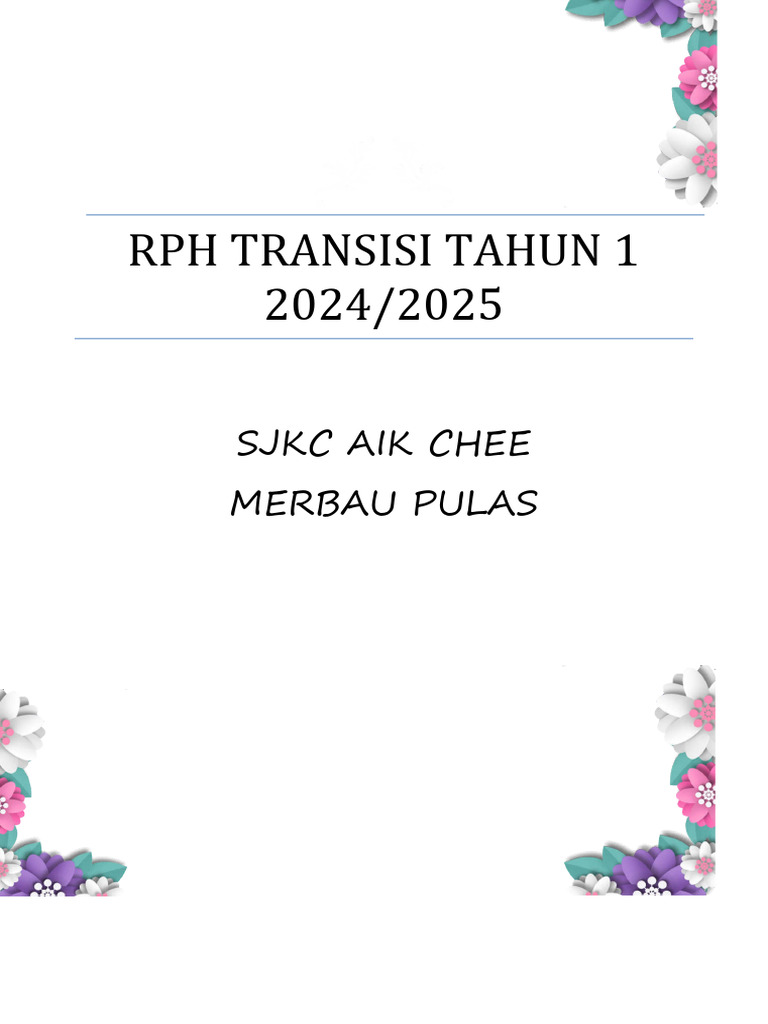 rph transisi 2024 | PDF