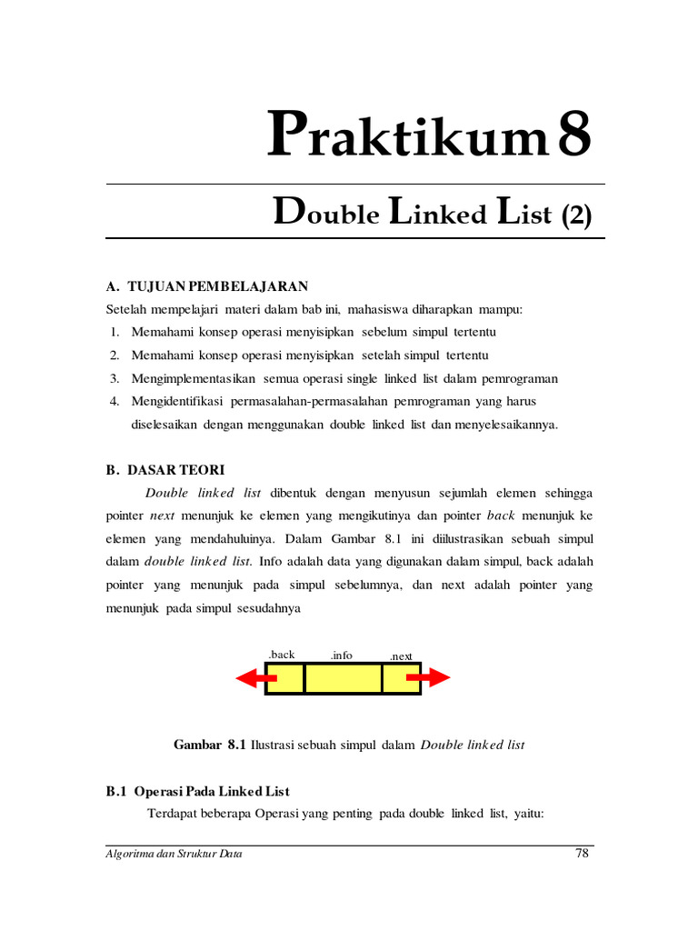 08 Double Linked List 2 | PDF