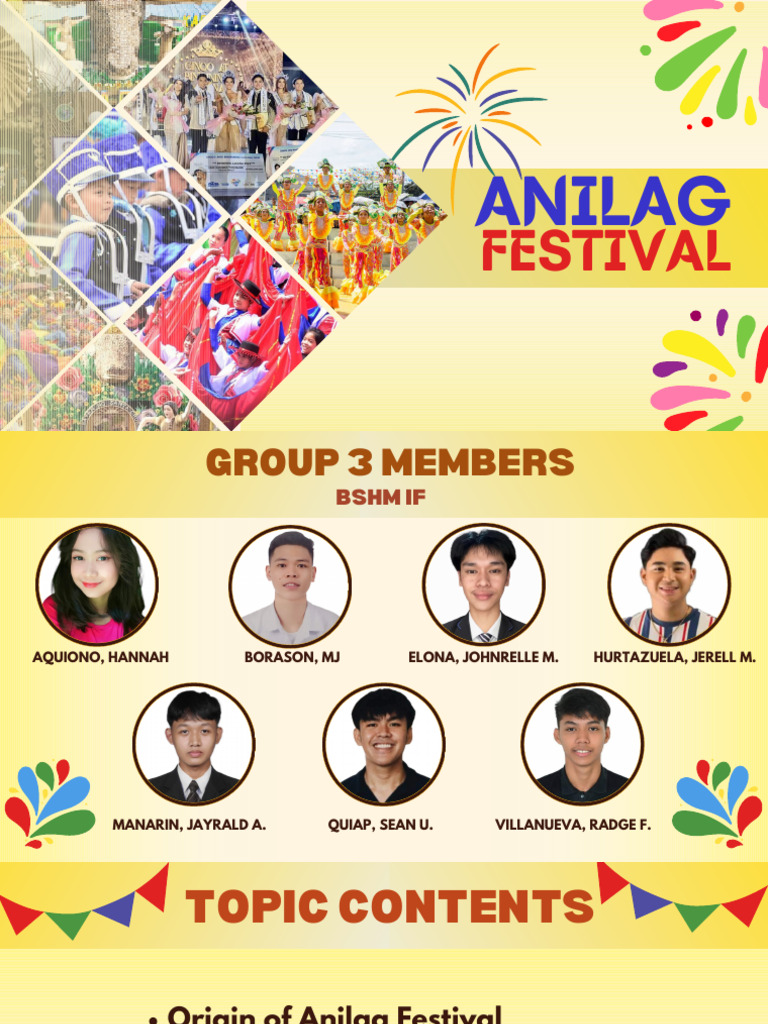 Anilag | PDF | Festival | Entertainment Events