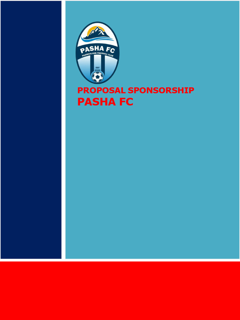 Proposal Sponsorship Pasha FC 2022 Refisi | PDF