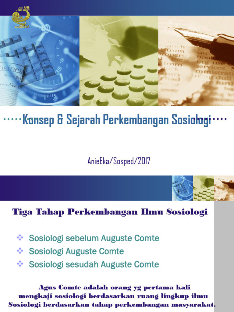 1th-Sejarah Perkembangan Sosiologi | PDF | Politik | Ilmu Sosial