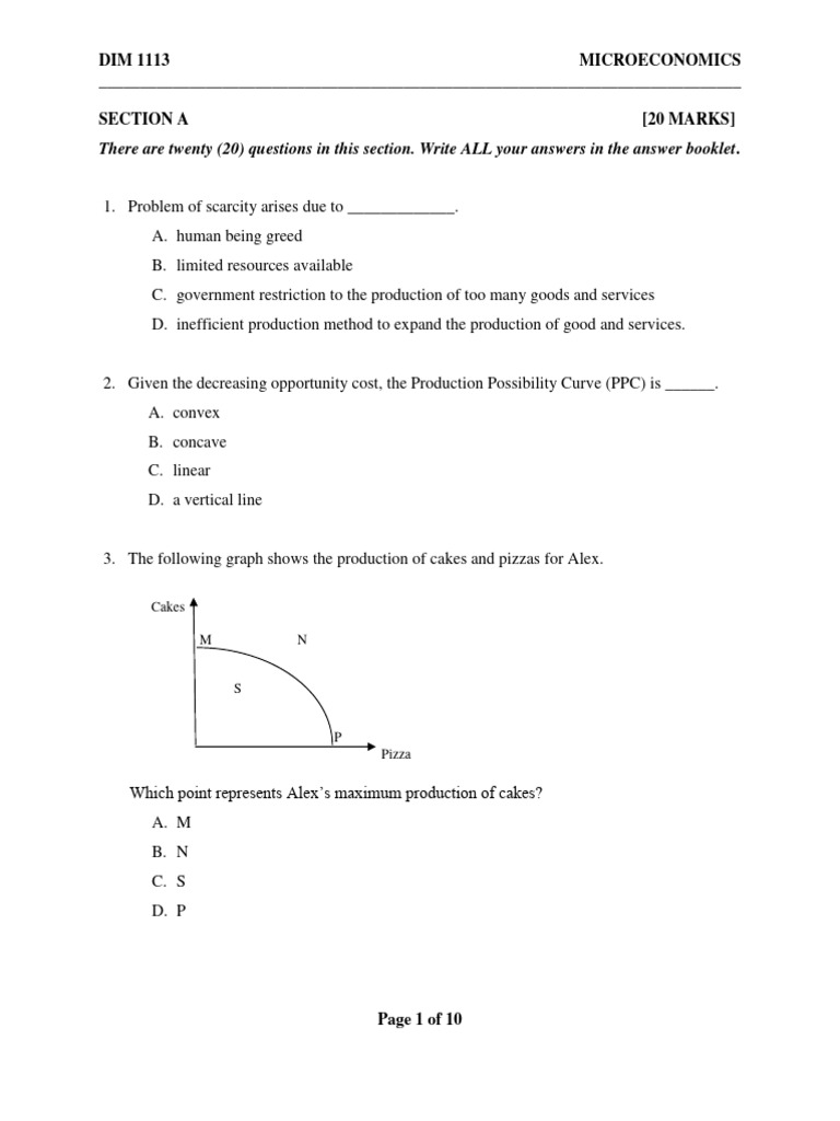 Microeconomics EXAM Set 2 | PDF | Demand | Microeconomics
