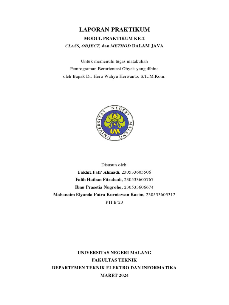 Latihan Modul 2 | PDF