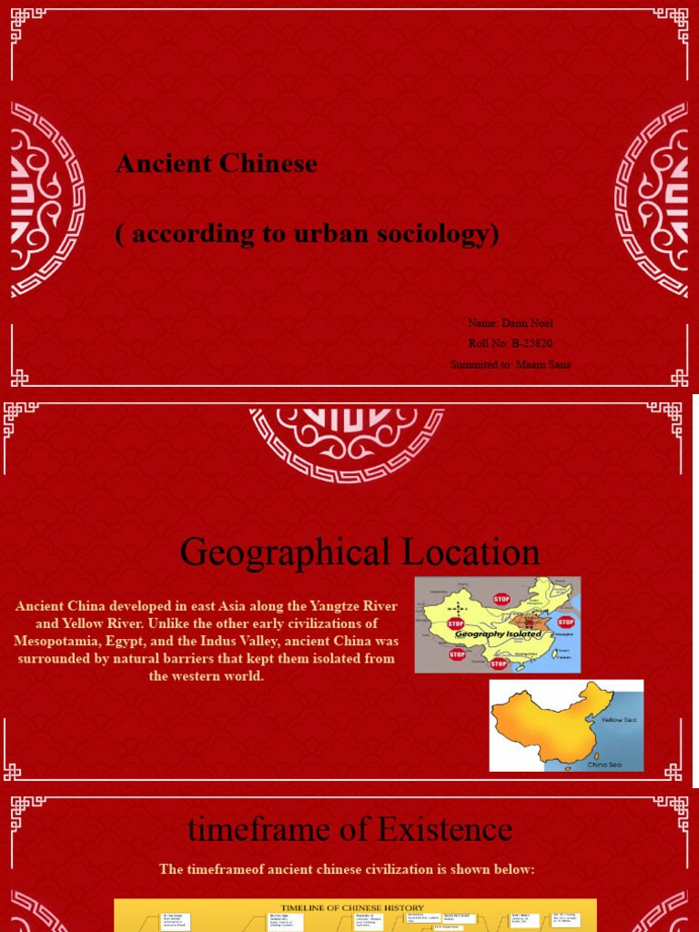 Ancient Chinese Civilisation | PDF