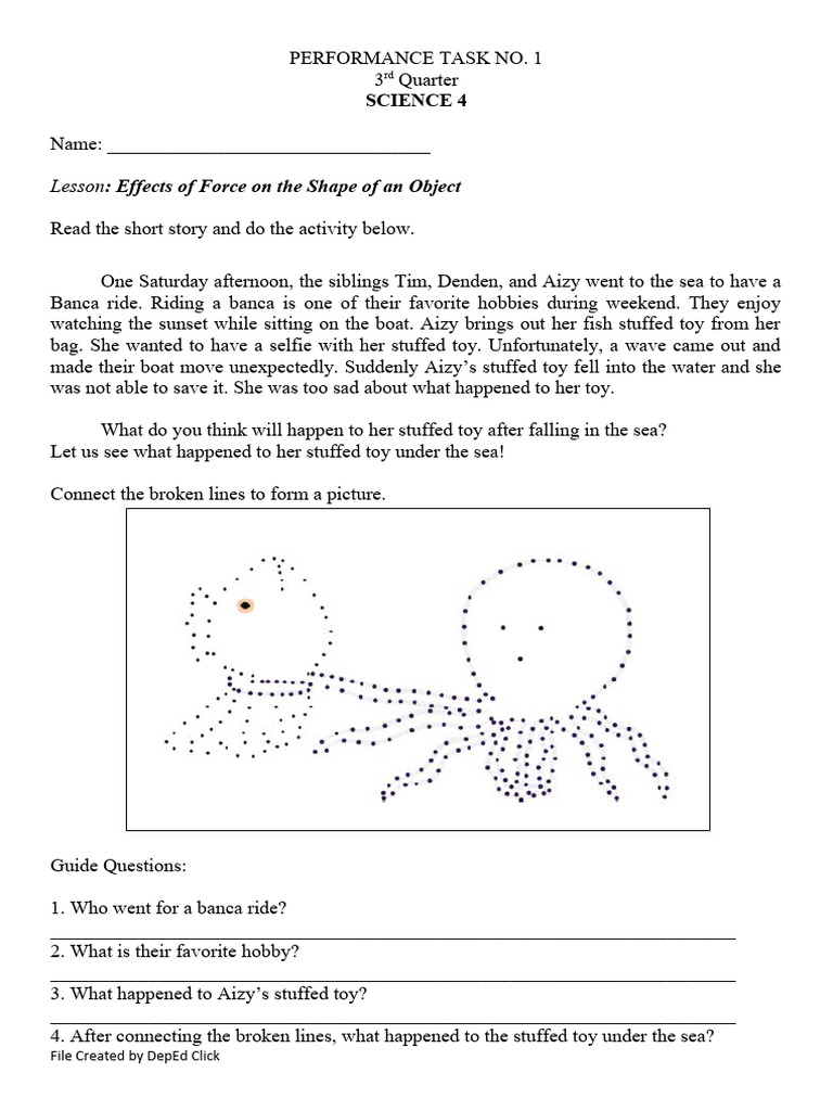 Sci4 Ptask1 Q3 | PDF