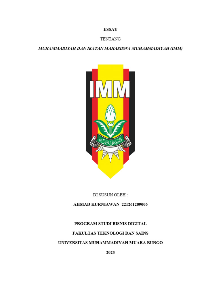 Muhammadiyah dan IMM di Muara Bungo | PDF | Karier & Perkembangan ...