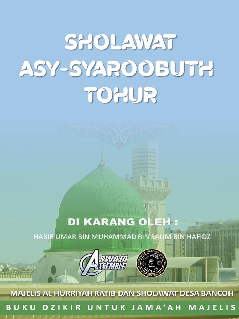 Sholawat Asyrobuth Thohur | PDF | Islamic Religious Leaders | Banu Hashim